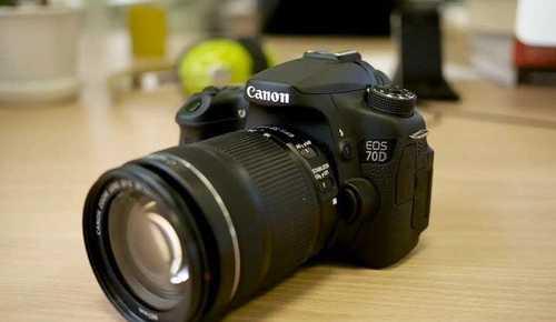 Зеркальный фотоаппарат Canon 70D + Canon 18-200mm