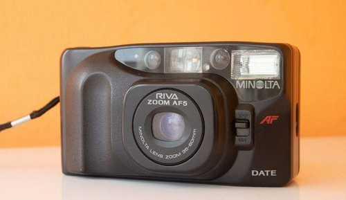 Фотоаппарат Minolta Riva Zoom AF5 35-60 с дефектом