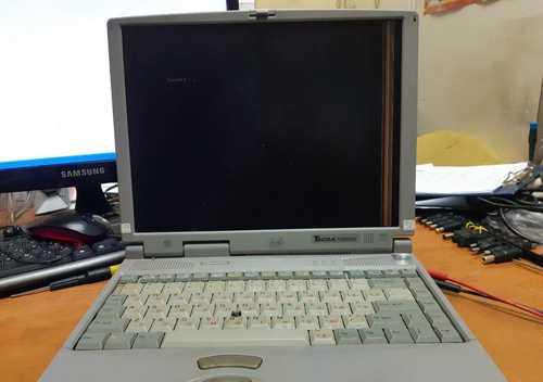 Ноутбук Toshiba Tecra 750 DVD раритет 1997г