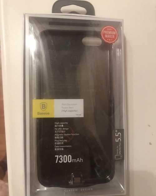 Чехол зарядка на iPhone 6plus 7300 mah