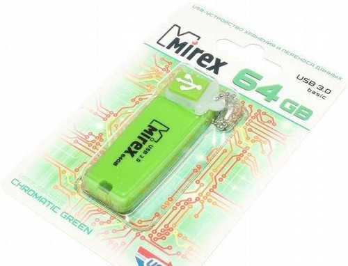 Флешка (флеш - накопитель) USB 3.0, 64 Gb, Mirex
