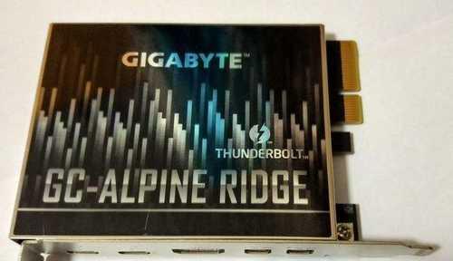 Карта Gigabyte Alpine Ridge Thunderbolt3 PCIe Card | Festima.Ru ...