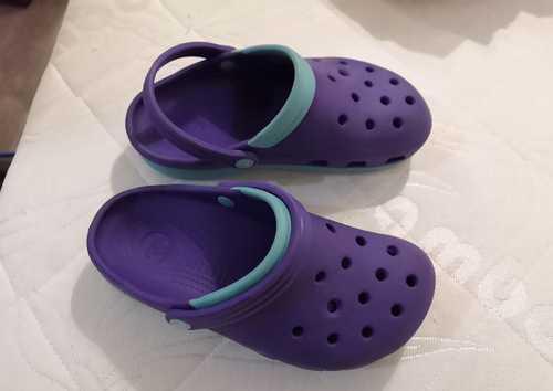 Crocs шлепки детские размер 12-13