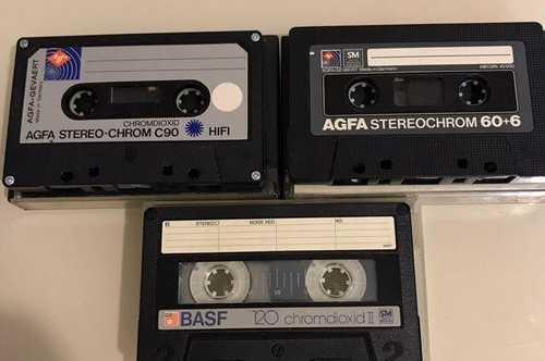 Аудиокассеты хром Agfa basf Germany