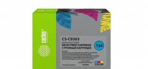 Струйный картридж Cactus CS-C9363 (HP 134) цветной