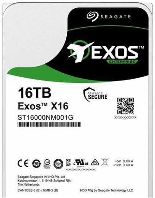 Seagate Exos ST16000NM001G 16TB