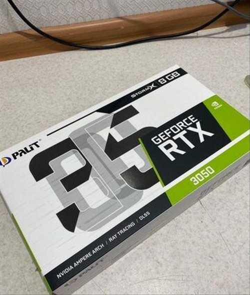 Видеокарта Palit GeForce RTX 3050 StormX OC 8Gb