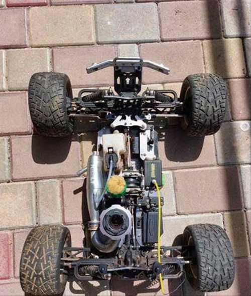 Радиоуправляемый монстр HSP Nitro Off Road+допы