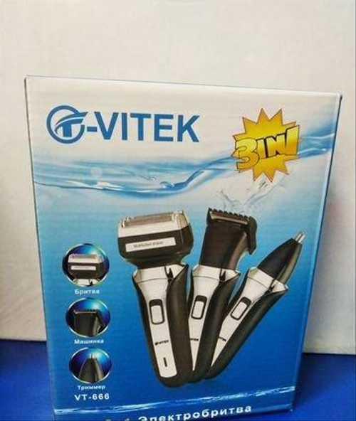 Набор для стрижки (триммер, машинка, бритва) Vitek