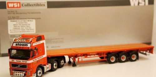 1/50 тягач Volvo трал полуприцеп №199 из 200 WSI