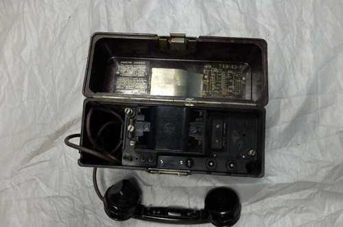 Военный полевой телефон таи-43 Р СССР