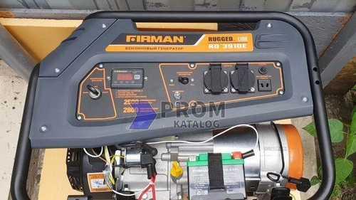 Бензиновый электрогенератор Firman rugged RD3910E