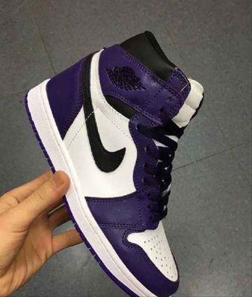 Баскетбольные кроссовки Jordan 1 purple