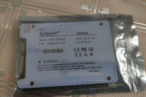 SSD диск Goldenfir 256gb (новый, в упаковке)