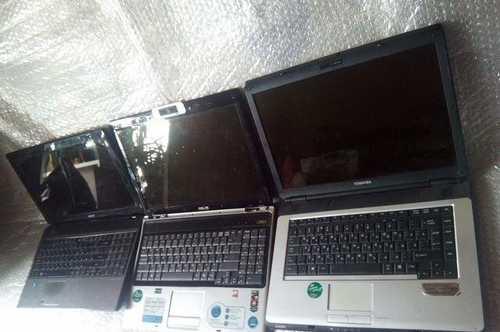 3 Ноутбука Aser, Asus, Toshiba