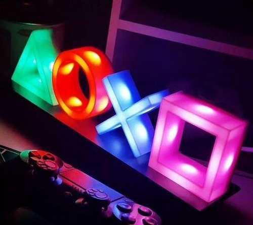 Светильник ночник в стиле Sony Playstation
