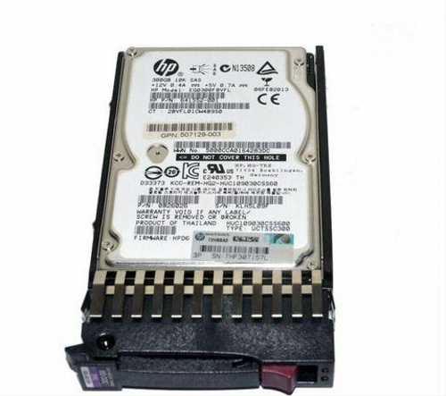 Жесткий диск HP 300Gb EG0300fbvfl SAS 2.5 10K