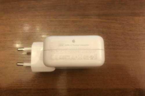 Адаптер apple usb c 30w