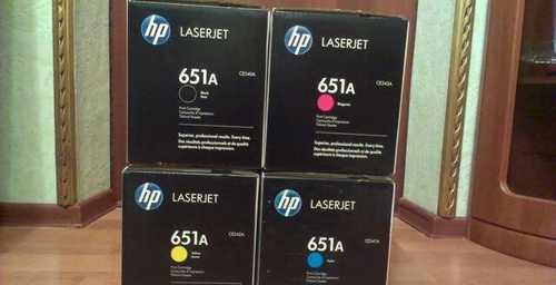 Картридж HP CE340a, CE341a, CE342a, CE343a (651A)