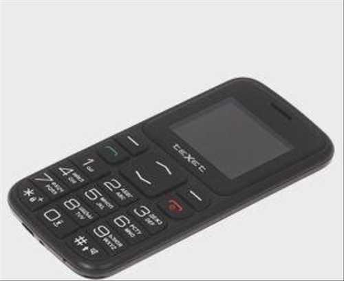 Сотовый телефон teXet TM-B208 черный