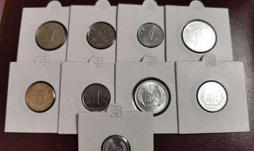 Монеты Китая набор (1986-2019) unc