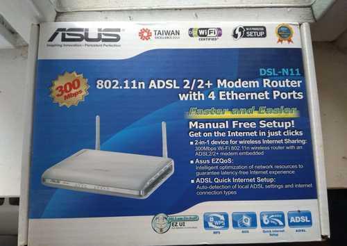 Wi-Fi роутер asus DSL-N11 | Festima.Ru – частные объявления