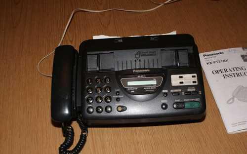Телефон Факс PanasonicKX-FT21BX +термобумага+инстр