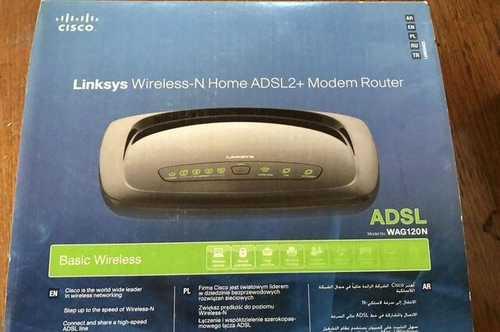 Wifi роутер cisco wag120n adsl