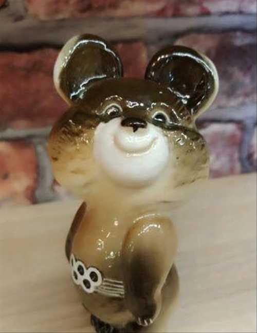 Олимпийский мишка фарфор