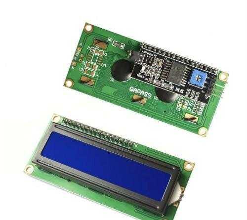 Дисплей LCD 1602 (конвертор i2c / IIC)