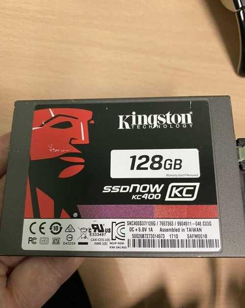 Жесткий диск SSD Kingston 128GB skc400s37