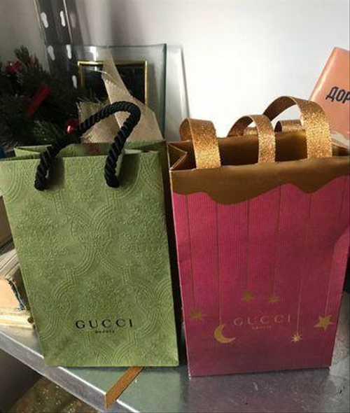 Подарочные пакеты gucci