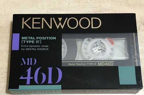Аудиокассета Kenwood MD90D Metal 1987 год новая