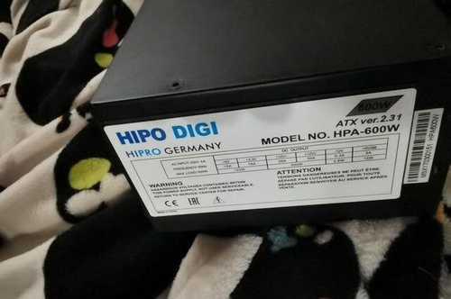 Блок питания Hipro (hipo digi) HPA-600W