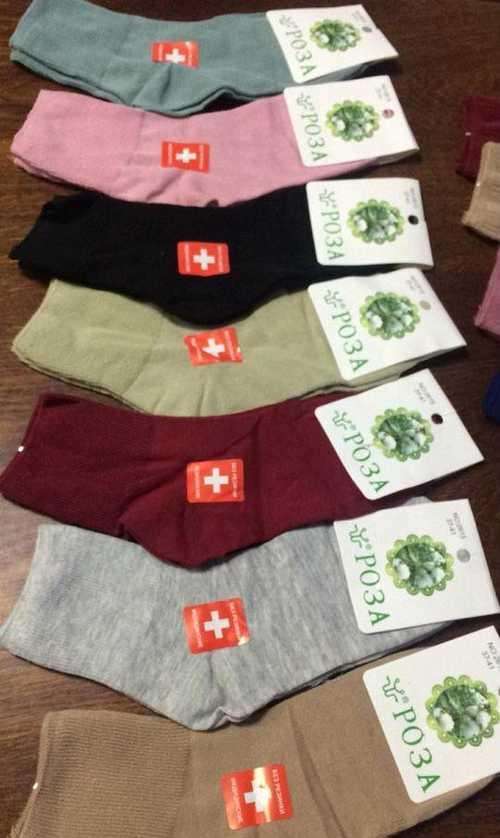 Женские носки хлопковые разные