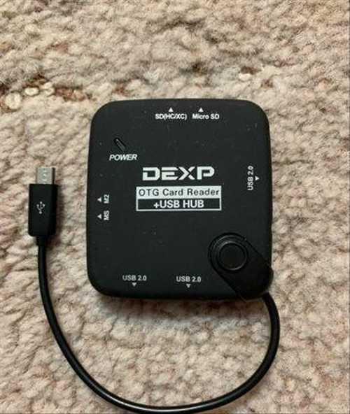 OTG кард-ридер dexp VCR717