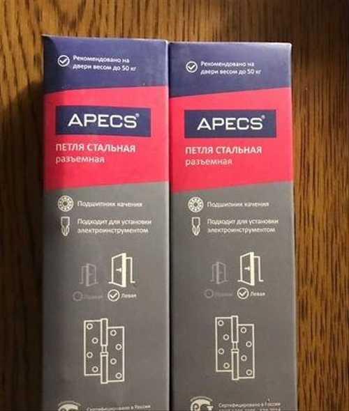 Петли на двери apecs Апекс