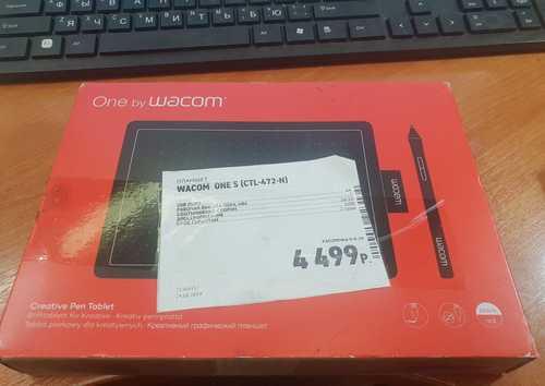 Графический планшет wacom One Small