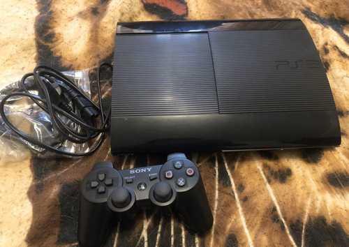 Playstation 3 Super Slim 500gb 35 закачанных игр