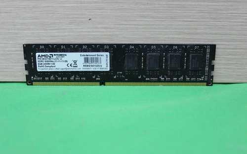 DDR3 8Gb 1600MHz AMD Radeon R538G1601U2S-U 1.5V