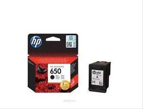 Картридж HP 650 чёрный (CZ101AE)
