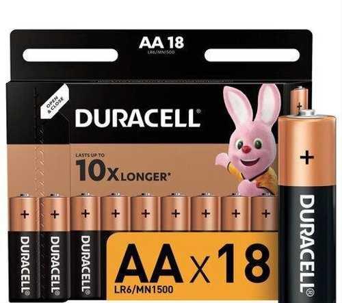 Батарейки duracell AA (пальчиковые)