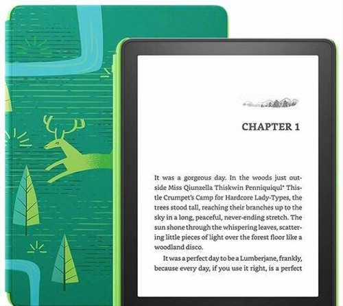 Amazon Kindle PaperWhite 2021 Kids + Обложка "Лес"