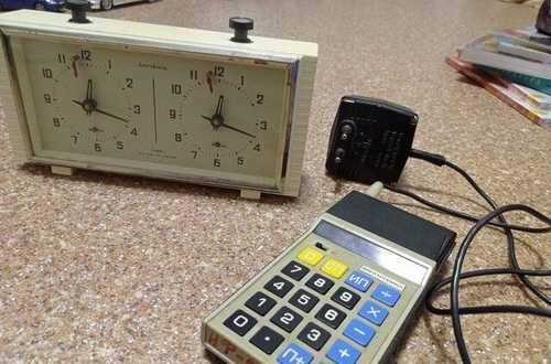 Шахматные часы, калькулятор СССР