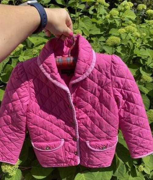 Куртка на девочку стеганая на 6 лет
