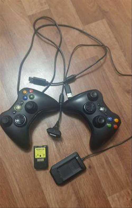 2 геймпада xbox