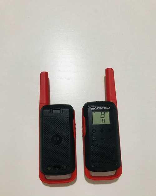 Рация Motorola TalkAbout T62 Red/Black (2 штуки)