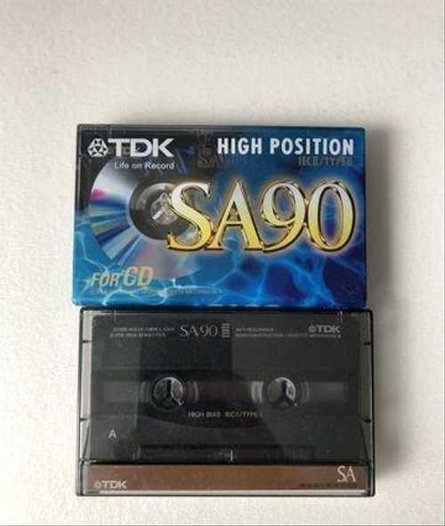 TDK SA90 кассеты аудио хром II