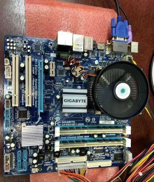 Материнская плата сокет 775 Am3,core 2, озу 4Gb