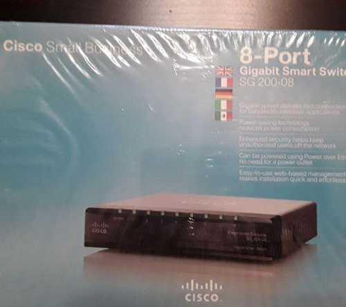 Коммутатор Cisco SG200-08